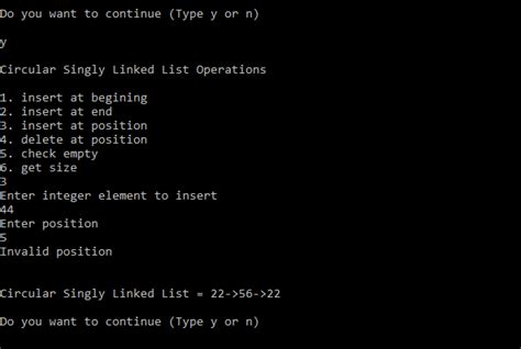 Java Program To Circular Singly Linked List Kashipara
