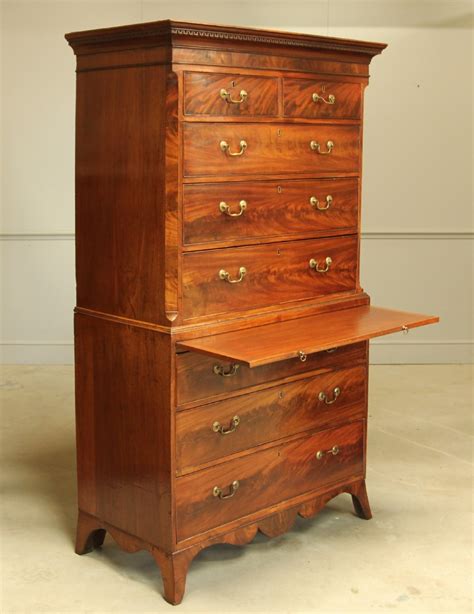 A Regency Mahogany Tall Boy