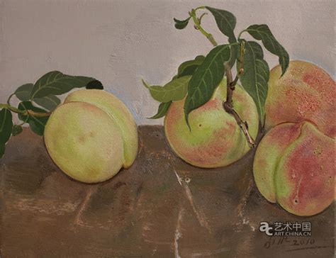 忻东旺 桃 2010中国写实画派小幅绘画作品展 艺术中国