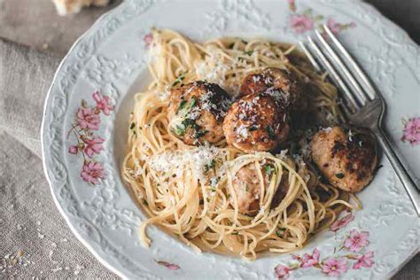 Meatballs And Angel Hair Pasta At Mike Modzelewski Blog