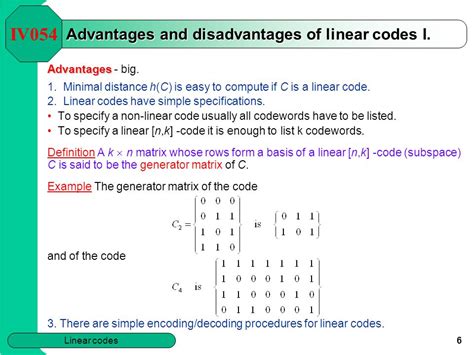 iv054 chapter 2 linear codes abstract ppt download