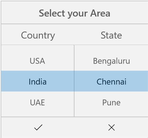Cascading In Uwp Picker Control Syncfusion