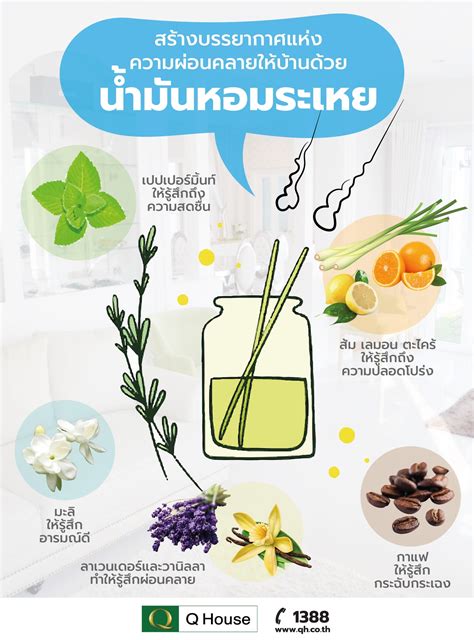 สร้างบรรยากาศแห่งความผ่อนคลายให้บ้าน ด้วยน้ำมันหอมระเหย”