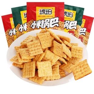 琥珀小米锅巴22克小包装8090后怀旧儿时回忆小吃零食童年休闲食品 阿里巴巴