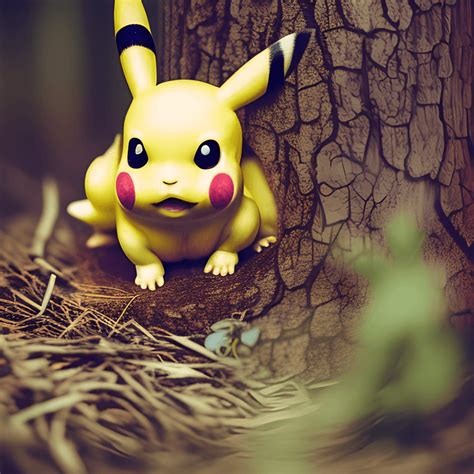 Pikachu Holding A Rose