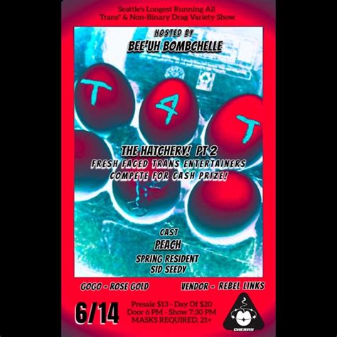 T4t All Trans And Non Binary Variety Show — Kremwerk