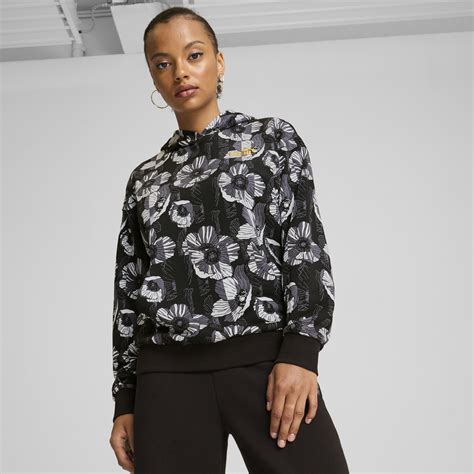 Ess Class Act Graphics Hoodie Women Crews And Hoodies Puma