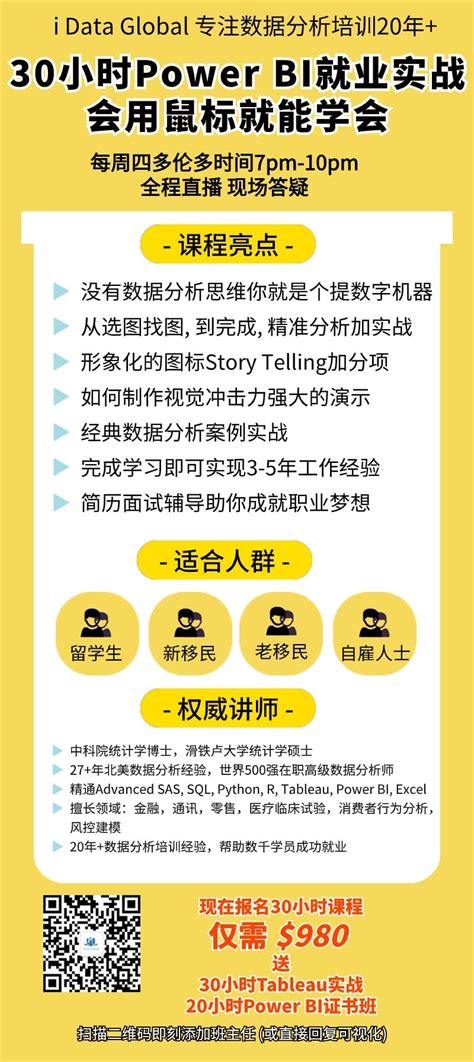 Power Bi 数据可视化实战课 Real Project Idata Global