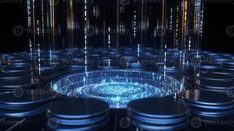 3d Rendering Of Abstract Technology Concept Digital Data Transfer And Communication 22673982