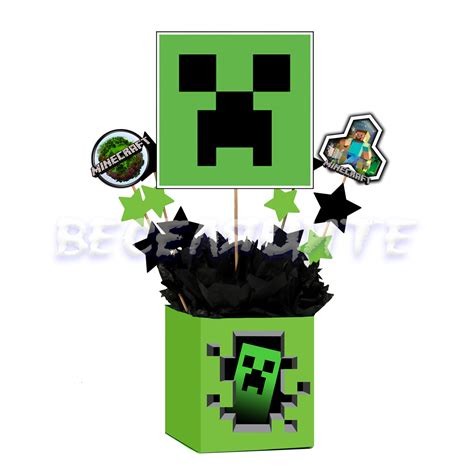 Парти декорация за маса Майнкрафт Онлайн магазин за парти артикули Веселяците