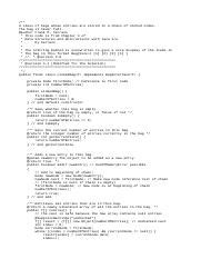 LinkedBag Java A Class Of Bags Whose Entries Are Stored In A Chain Of Linked Nodes The Bag