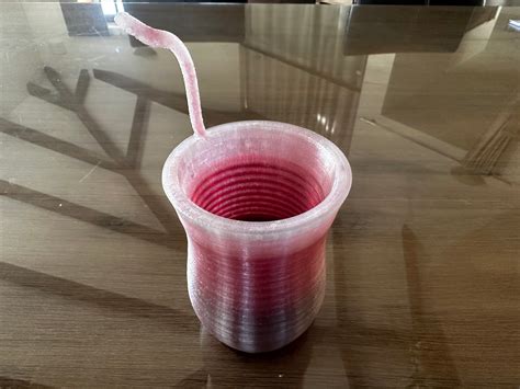 Drinking Cup With Integrated Straw By Chessdesign Makerworld