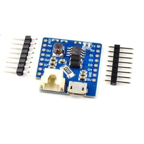 Wemos D1 Lithium Battery Charger Board With Mini Usb