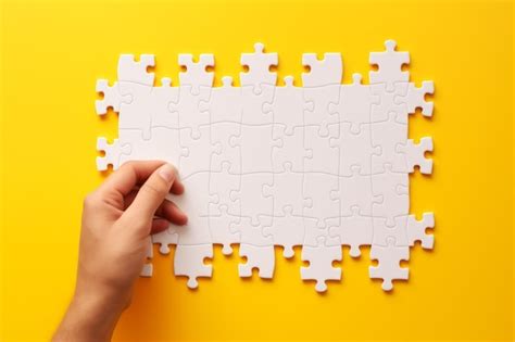 Premium Ai Image The Ultimate Achievement Mastering The Last Piece Of The Jigsaw Puzzle Game