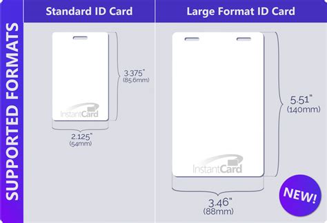 Standard Id Card Size And Dimension Information