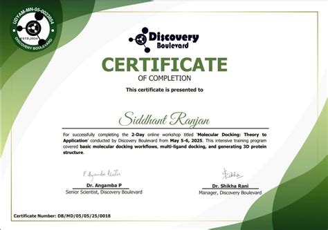 Moleculardocking Bioinformatics Drugdiscovery Computationalbiology… Siddhant Ranjan