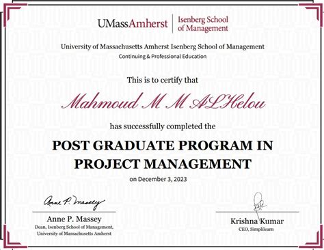 Finally After 3 Months I Finished Pg Program In Project Managment Which Includes Pg Pmp