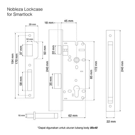 Promo Nobleza Meissa Smart Home Door Digital Lock Handle Rfid