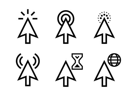 Cursor Arrow Vector 206250 Vector Art At Vecteezy