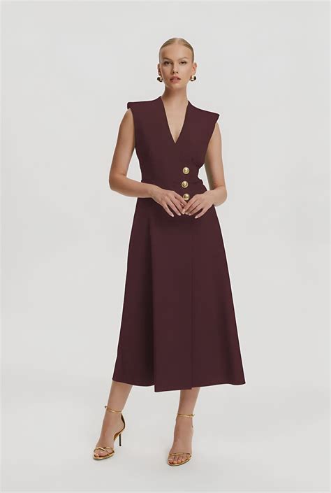 Modern Semi Formal Knee Length Midi Dress Shop On Pinterest