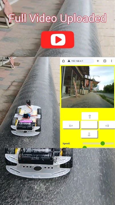 Surveillance Car Using Esp32 Camera Module Esp32 Surveillance Car Esp32camera Esp32car Youtube