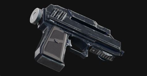 Star Wars Dc 17 Blaster Pistol Blender Project Superhive Formerly
