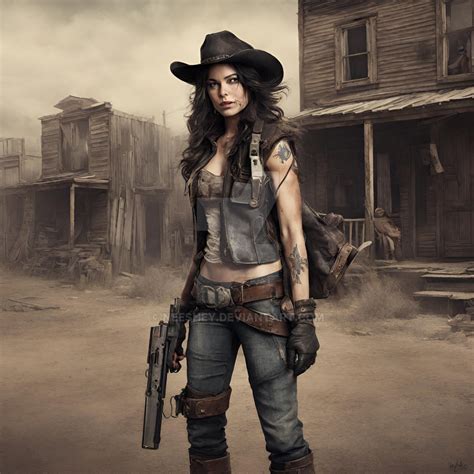 Apocalyptic Cowgirl By Neeshey On Deviantart