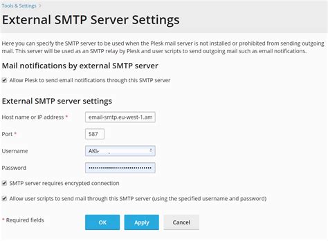 Plesk External SMTP With Amazon Simple Email Service SES Ian Brown