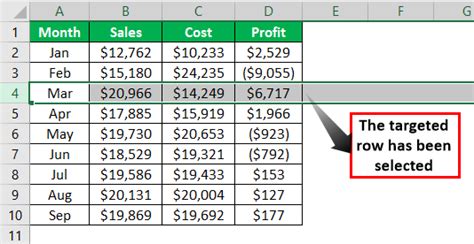 Excel Shortcut To Select Row Step By Step Examples