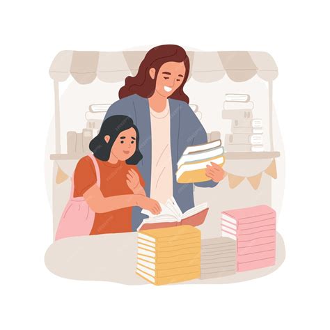 Premium Vector Back To School Fair Isolated Cartoon Vector Illustration