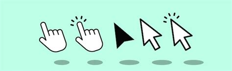 hovering cursor vectors and illustrations for free download