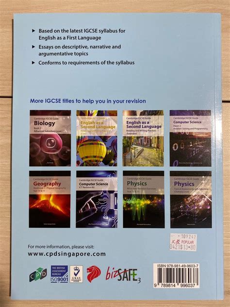 English Cambridge Igcse Guide Hobbies And Toys Books And Magazines Assessment Books On Carousell