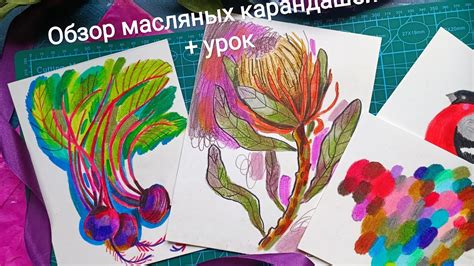 Обзор масляных карандашей + урок🌿 - YouTube