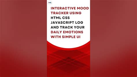 🌟 Build An Interactive Mood Tracker In 60 Seconds ⏱️ Html Css