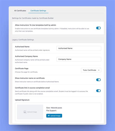 Documention Certificate