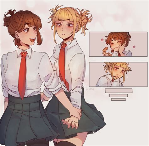 Uraraka Ochako And Toga Himiko Boku No Hero Academia Drawn By Toastyy