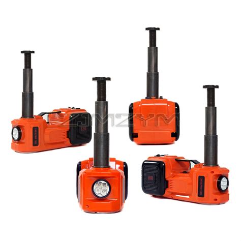 전동 유압자키 유압잭 12v 5 톤 자동차 전기 유압 바닥 잭 타이어 팽창기 펌프 및 Led 손전등 2 티몬