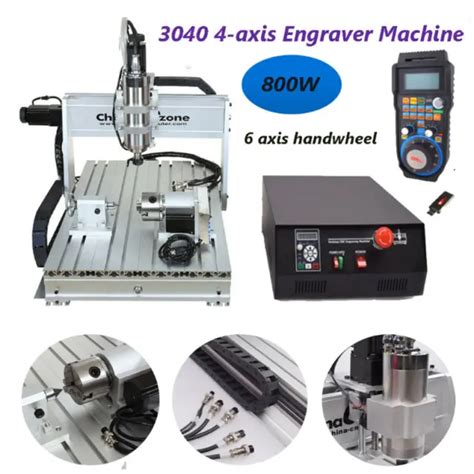 Cnc 3040 4axis Router Engraving 800w Usb Diy Cutting Engraver Wireless Handwheel 2 199 00