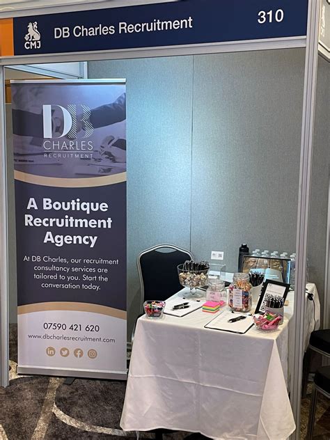 David Bass On Linkedin Really Proud To Promote Db Charles Recruitment At A Trade Show Over The…
