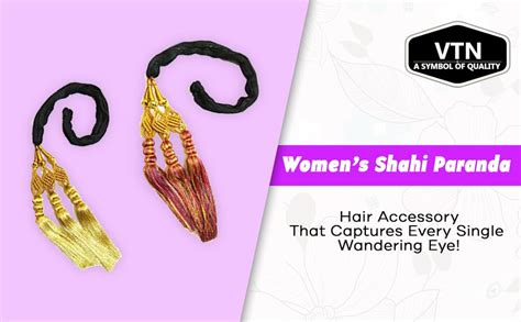 Vtn Womens Patiala Shahi Parandaparandi Traditional Hair Accessory
