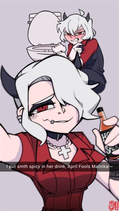 Malina And Zdrada Helltaker Drawn By Copycat246 Danbooru