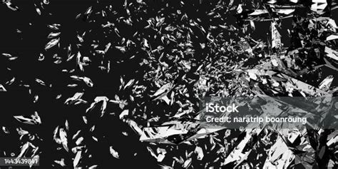 깨진 유리 산산조각난 유리 먼지 입자 폭발 파편 흩어진 배경 3d 그림 공기 오염에 대한 스톡 사진 및 기타 이미지 공기 오염 입자 가루 설탕 Istock