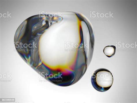 3d 렌더링 추상 물 드롭 모양 젖은 배경 매크로 미생물학 세포 루프 고립 된 디자인 요소 기포에 대한 스톡 사진 및 기타 이미지 Istock