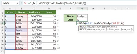 Excel INDEX MATCH 기본 및 고급 조회