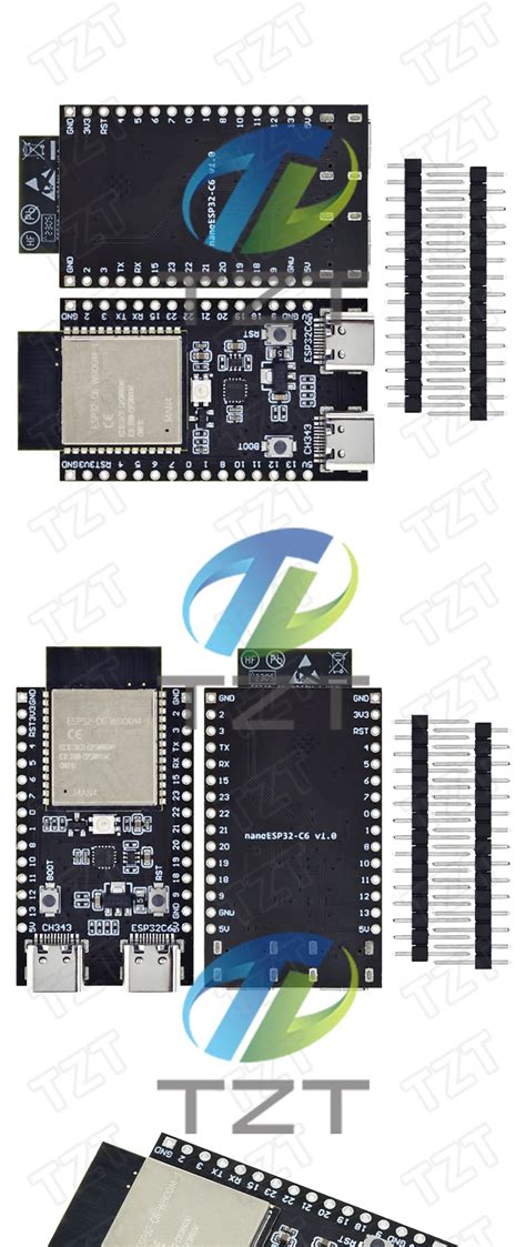 Tzt Esp32 Esp32 C6 Wifibluetooth Internet Of Things Dual Type C