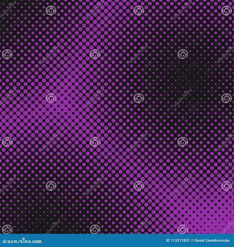Halftone Dot Background Pattern Design Vector Graphic Stock Vector