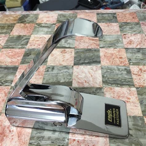 Vintage Eagle Clipless Paper Fastener Chrome Excellent 1811130171