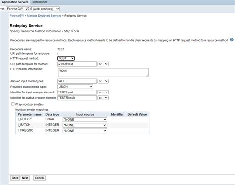 Iws Sql As A Web Service Calling A Sql Procedure And Returning A