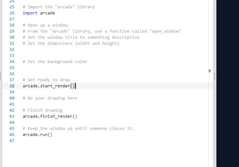 Solved Program Is In Arcade Your Assignment Draw A Chegg