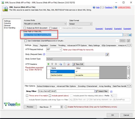 How To Read Rss Feed In Ssis And Odbc With Pagination Zappysys Blog